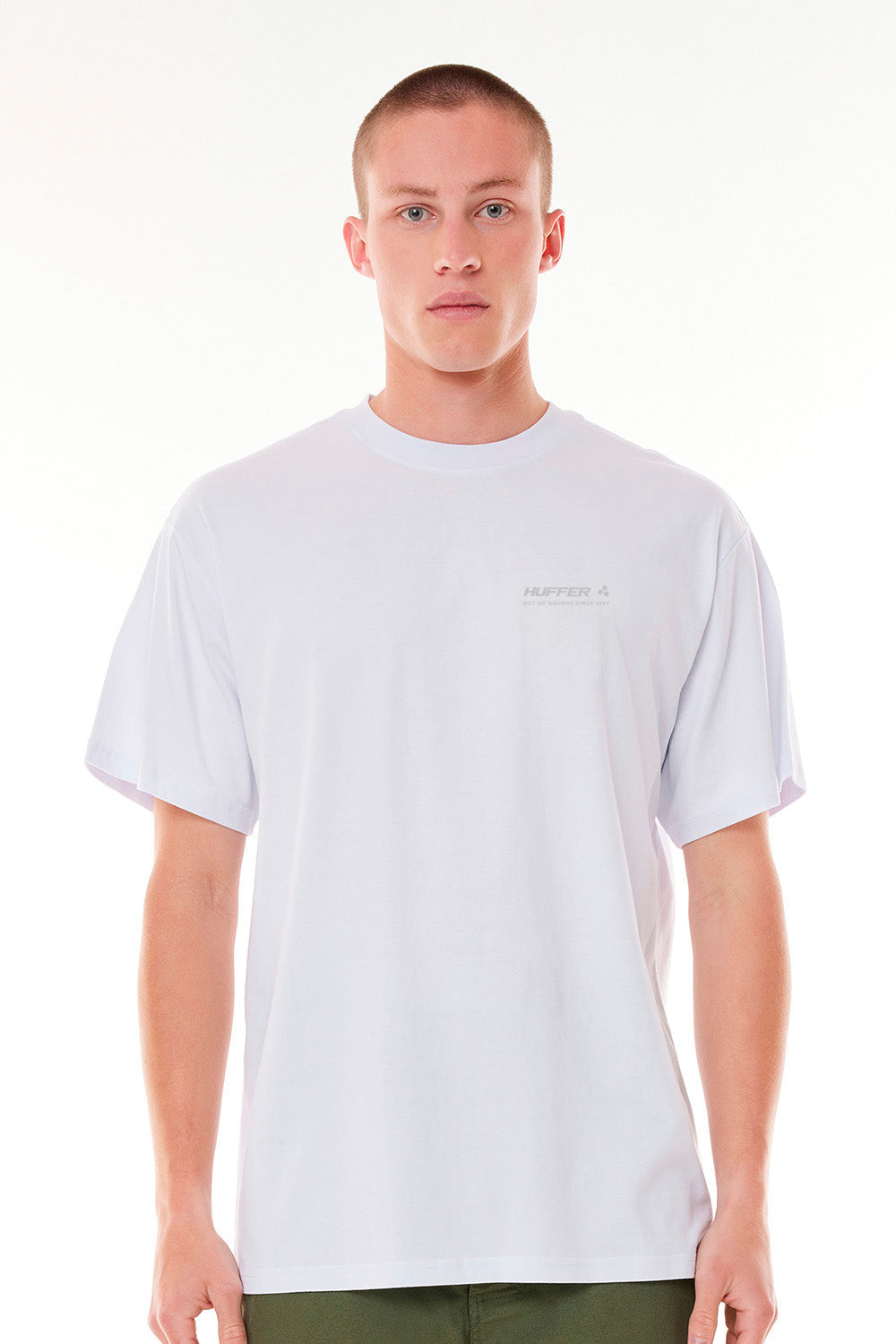 ESSENTIAL SUP TEE WHITE – Huffer
