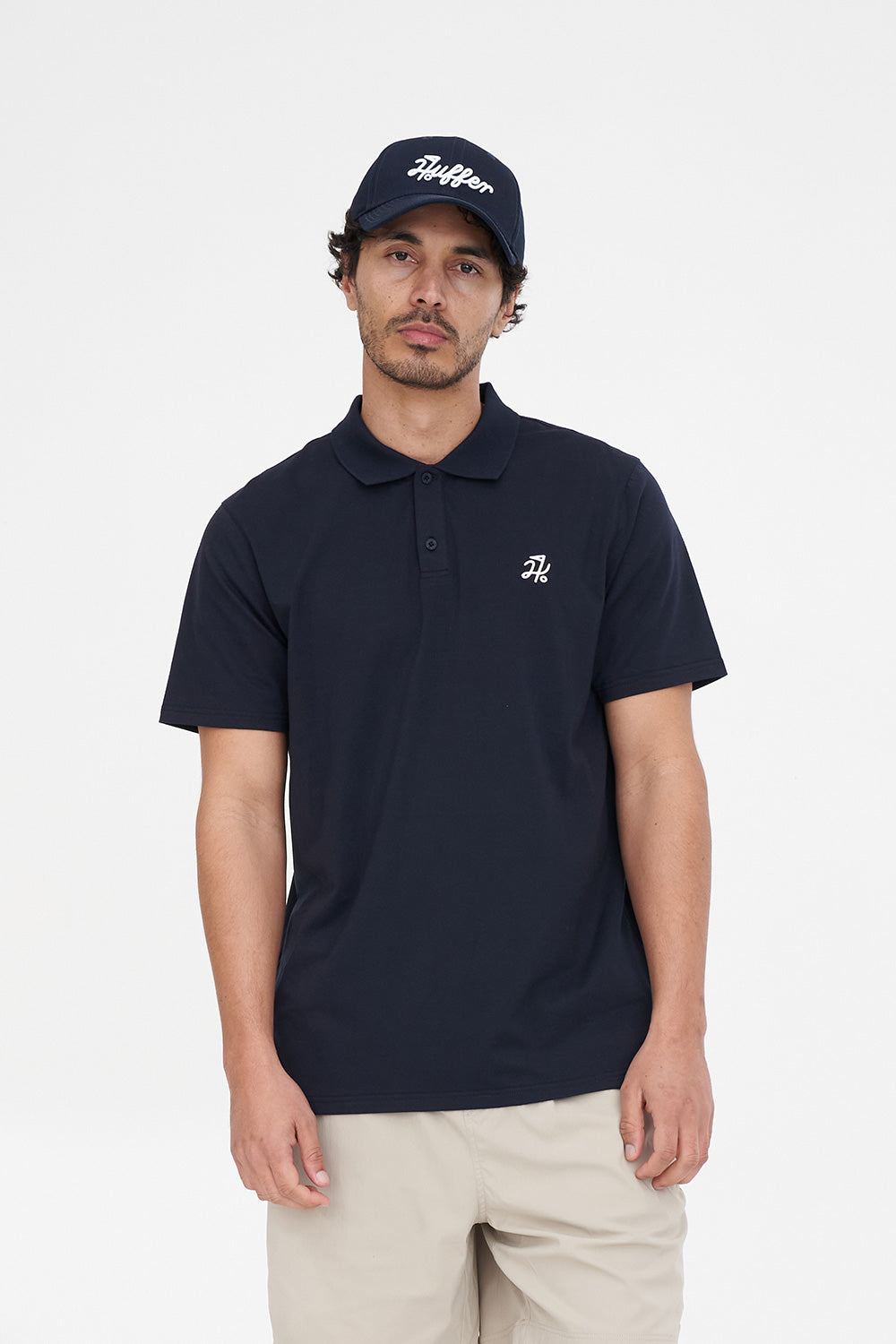 TECH CLASSIC SS POLO NAVY – Huffer