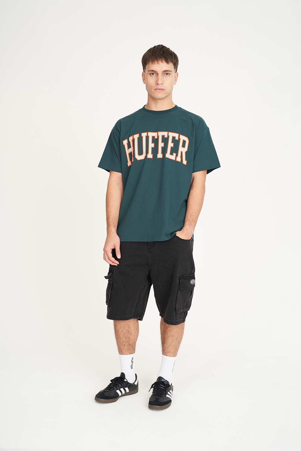 BLOCK TEE 220/ICED OUT EMERALD – Huffer