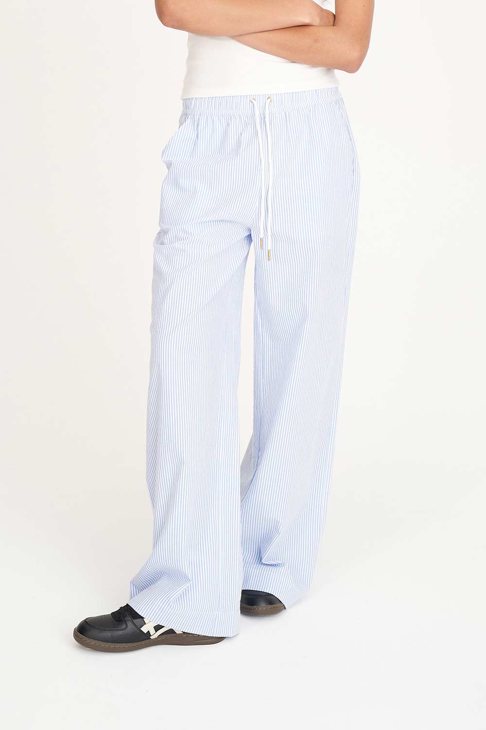 CRUISE LOUNGE PANT ICE BLUE STRIPE – Huffer